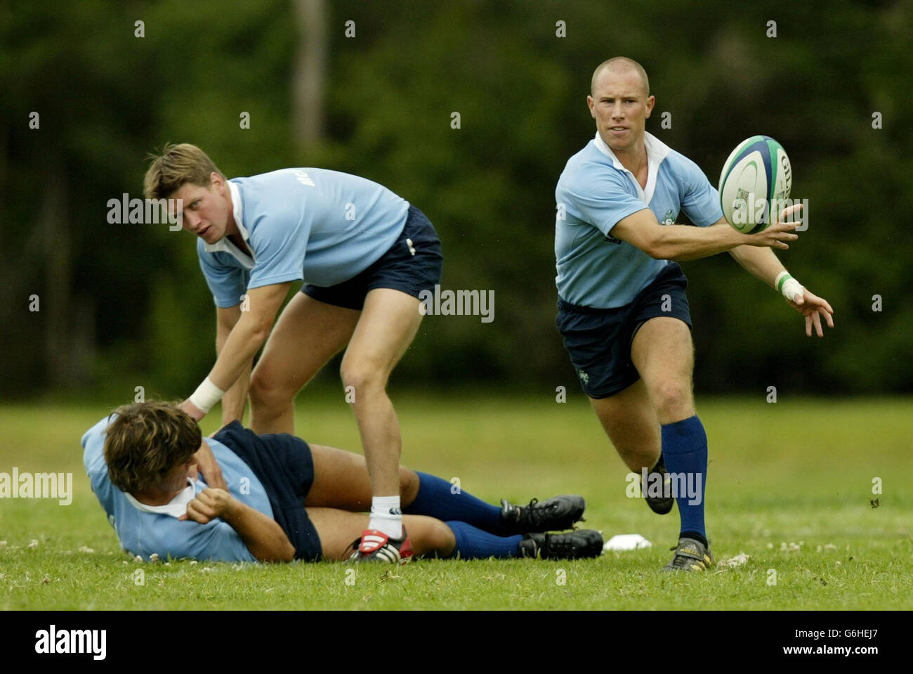 Sport rugby union training peter stringer hi-res stock photography and ...