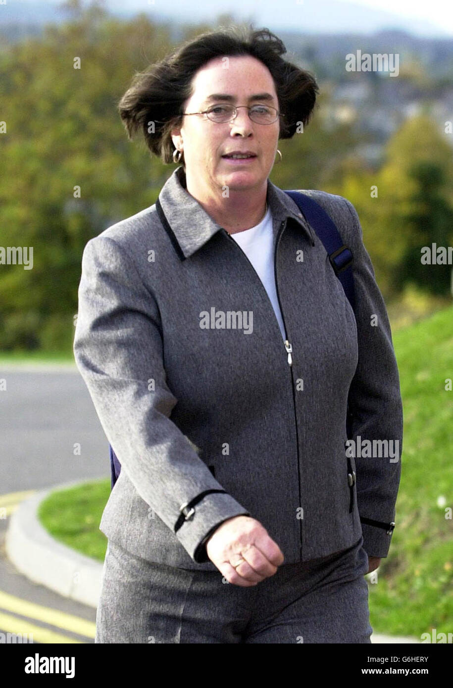 Patricia Hamilton arrives with her husband Ian to attend their civil ...