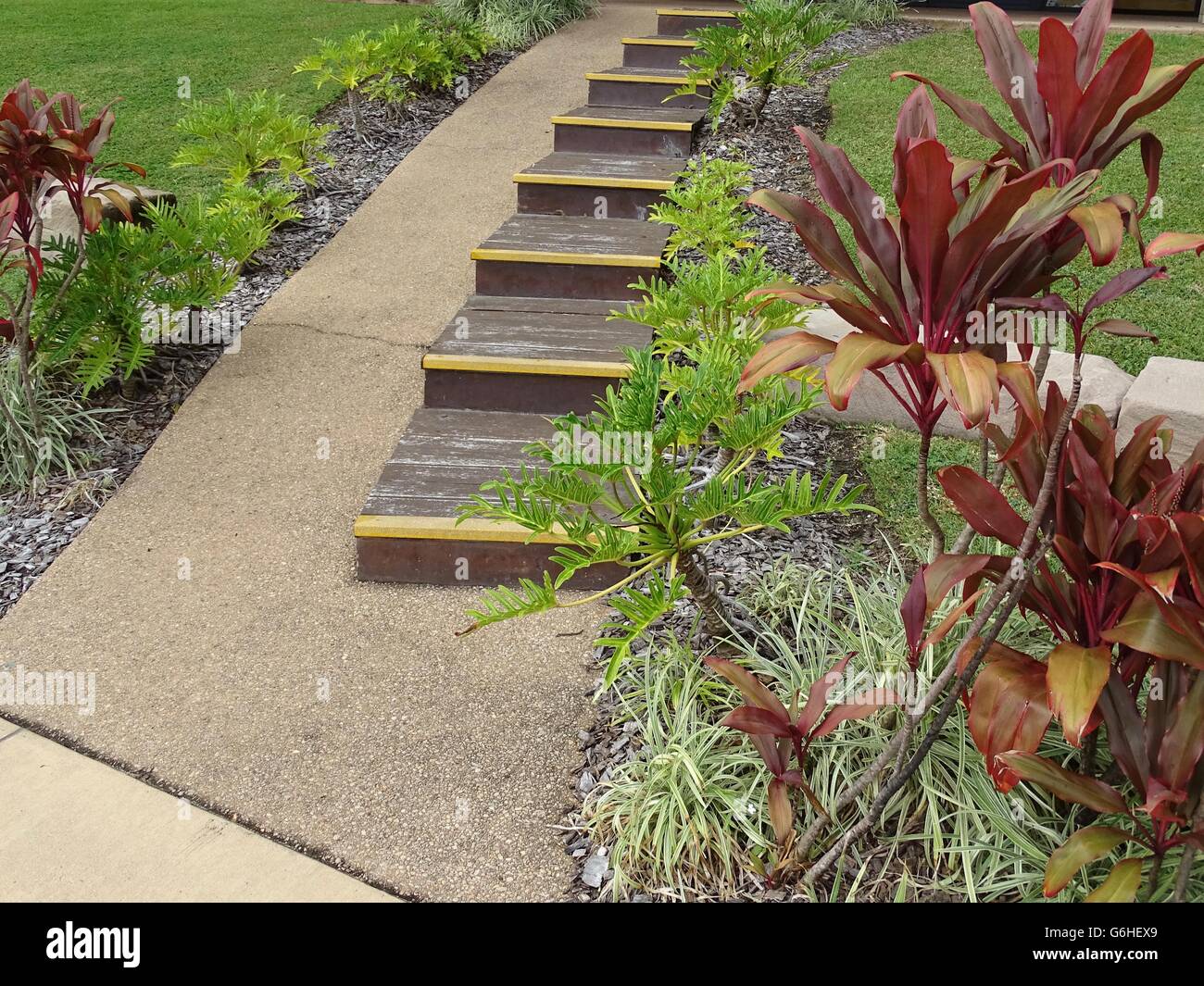 Wooden stairs steps hi-res stock photography and images - Alamy