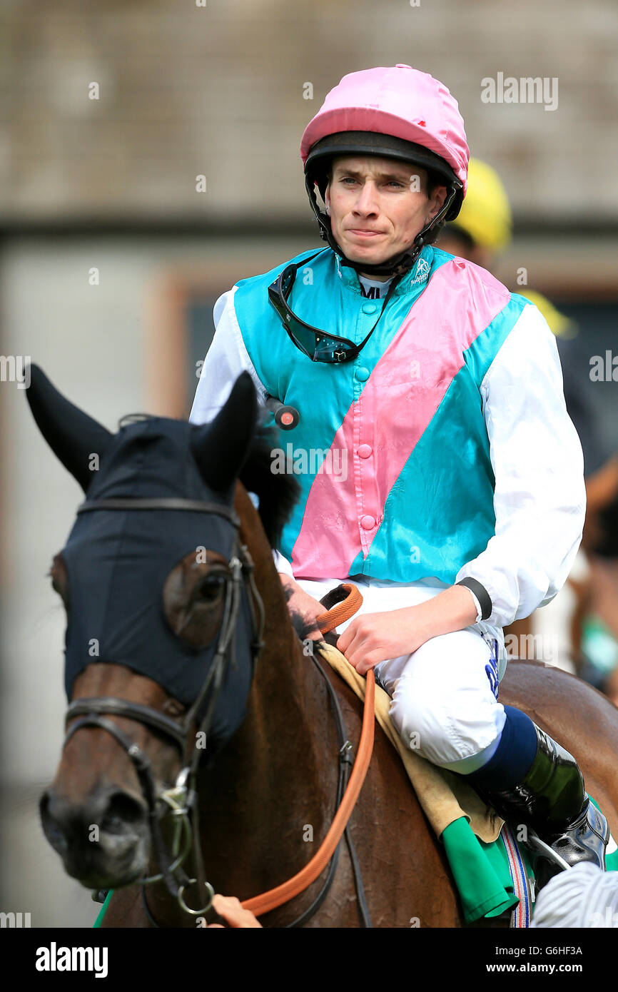 Jockey Ryan Moore after his ride on Ultrasonic in the bet365 Criterion ...