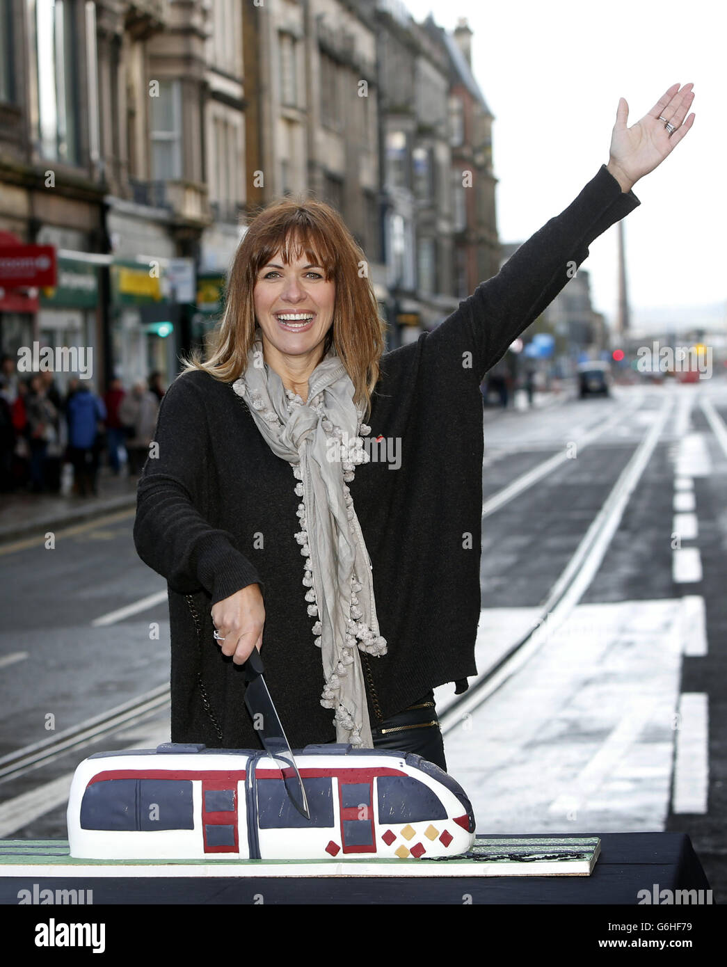TV presenter Smillie helps relaunch the Edinburgh West End and ...