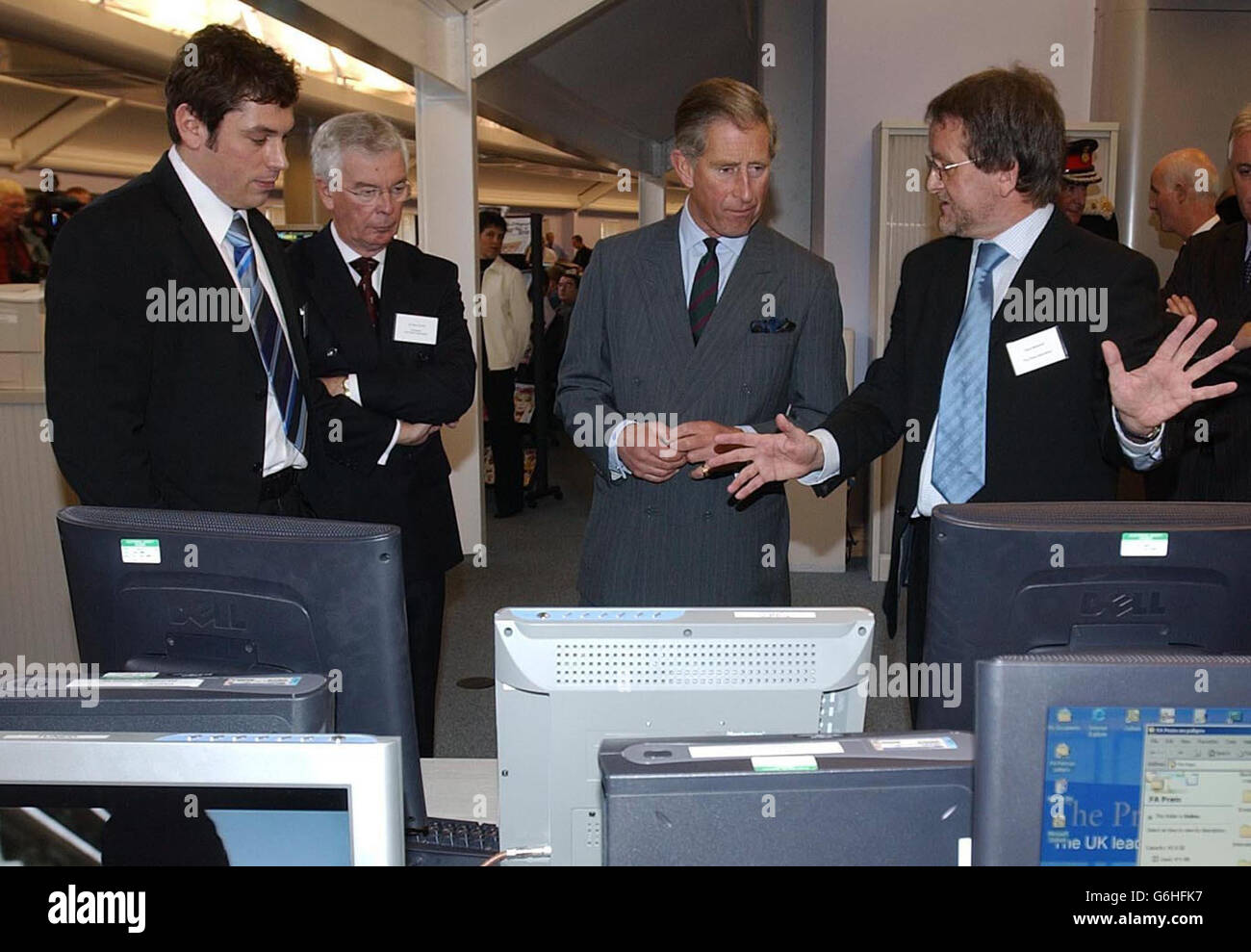 His royal highness the prince of wales sir harry roche hi-res stock ...