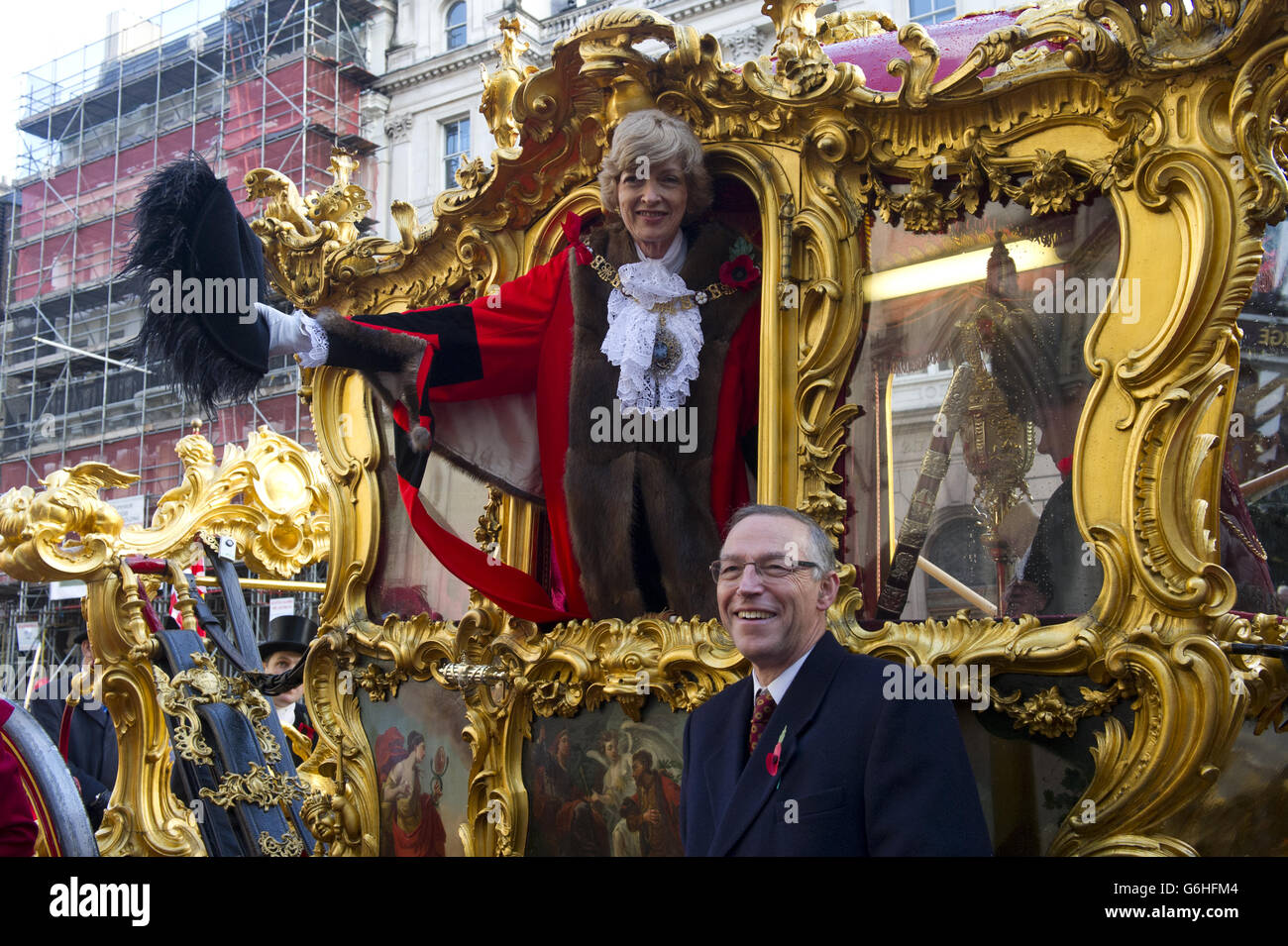 Alderman Fiona Woolf, the New Lord Mayor of London and her husband ...