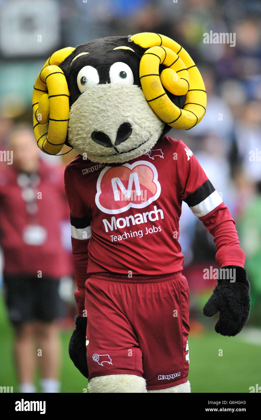 Derby county mascot rammy the ram hi-res stock photography and images ...