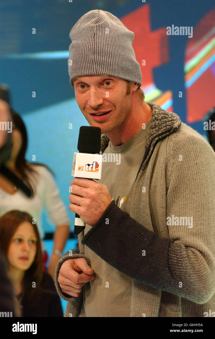 Jason Flemyng during his apperance on MTV's TRL UK at the MTV Studios ...