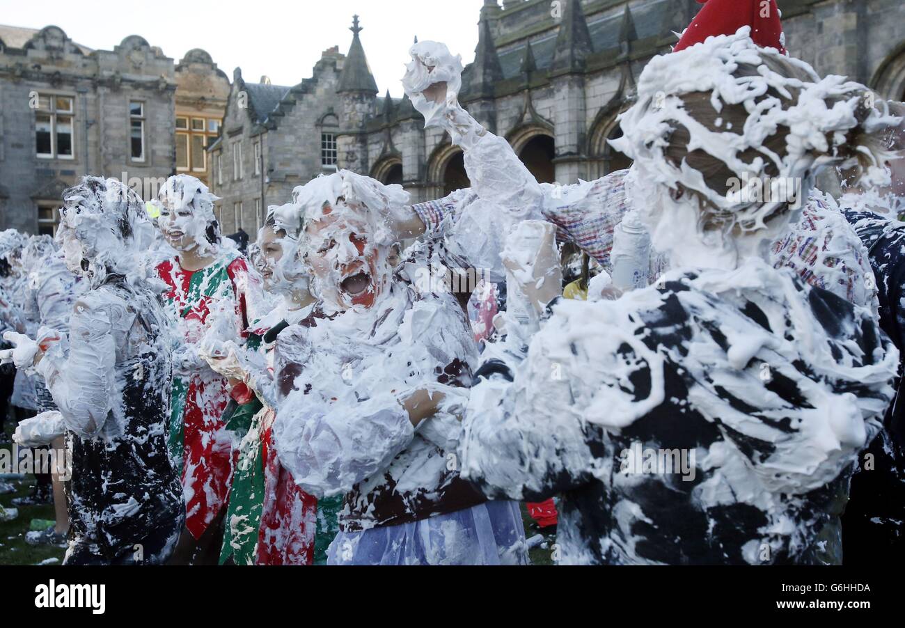 Raisin Day celebrations at St Andrews Stock Photo - Alamy