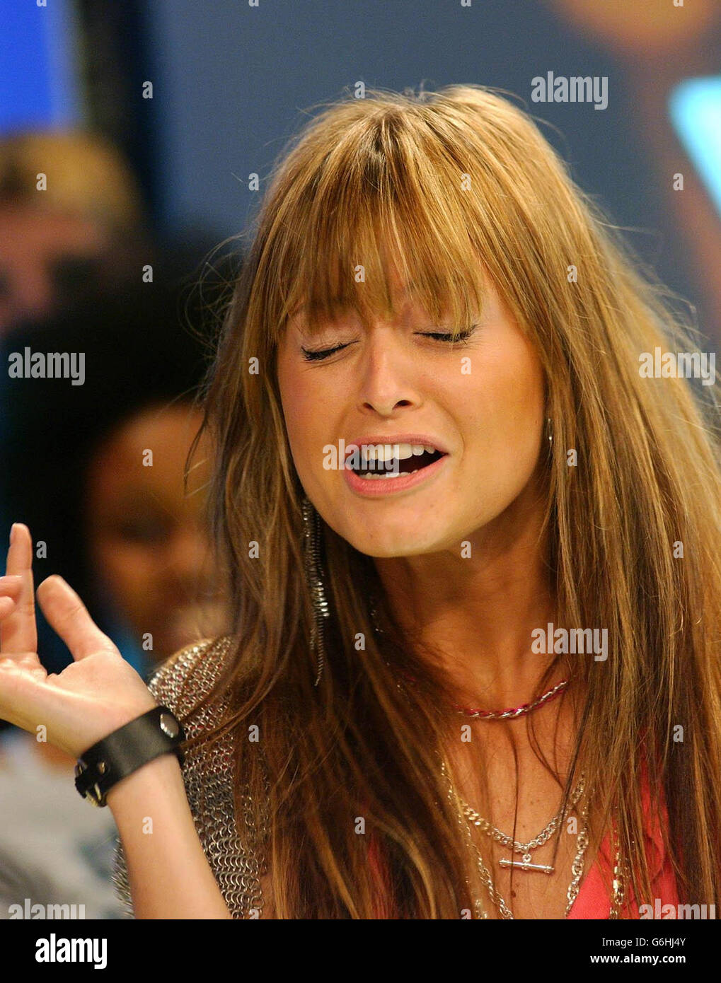 Holly Valance during her guest appearance on MTV's TRL UK at the MTV ...