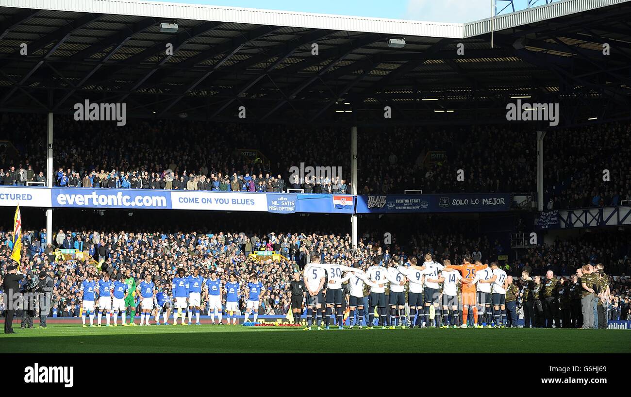 Everton Inside Right participants line up alongside players from both ...