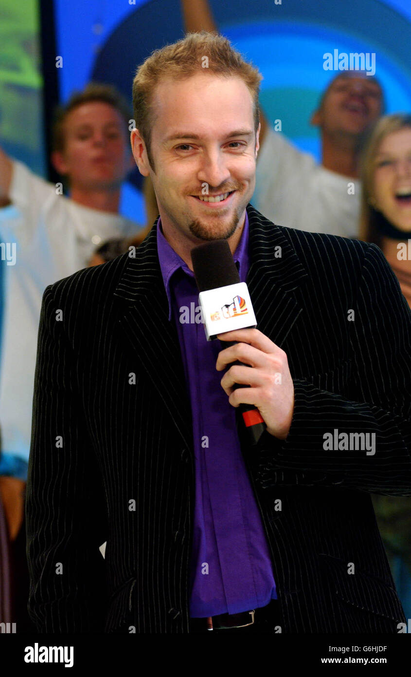 Magician Derren Brown during his guest appearance on MTV's TRL UK at ...