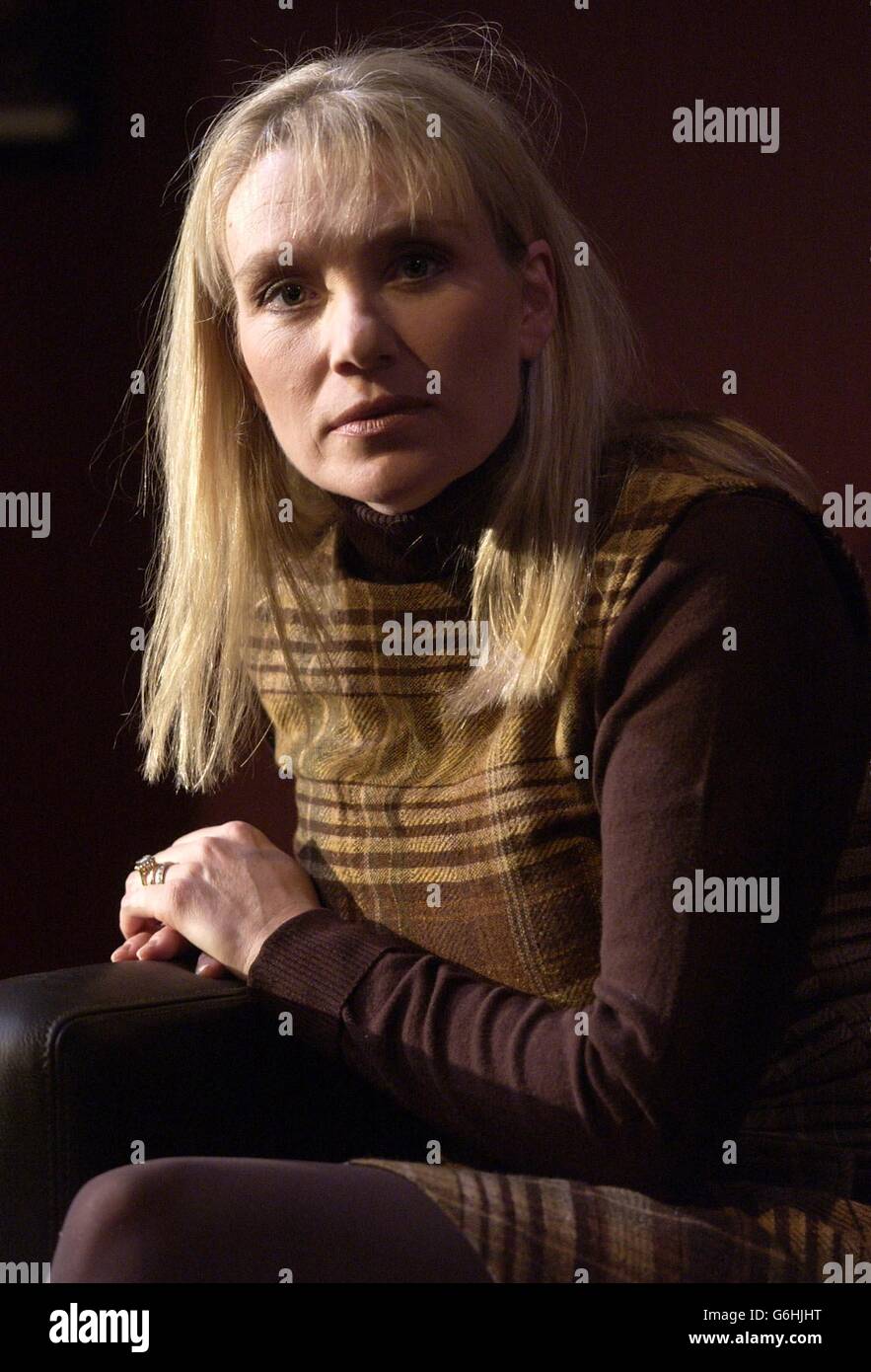 Actress saskia wickham during photocall for play hi-res stock ...