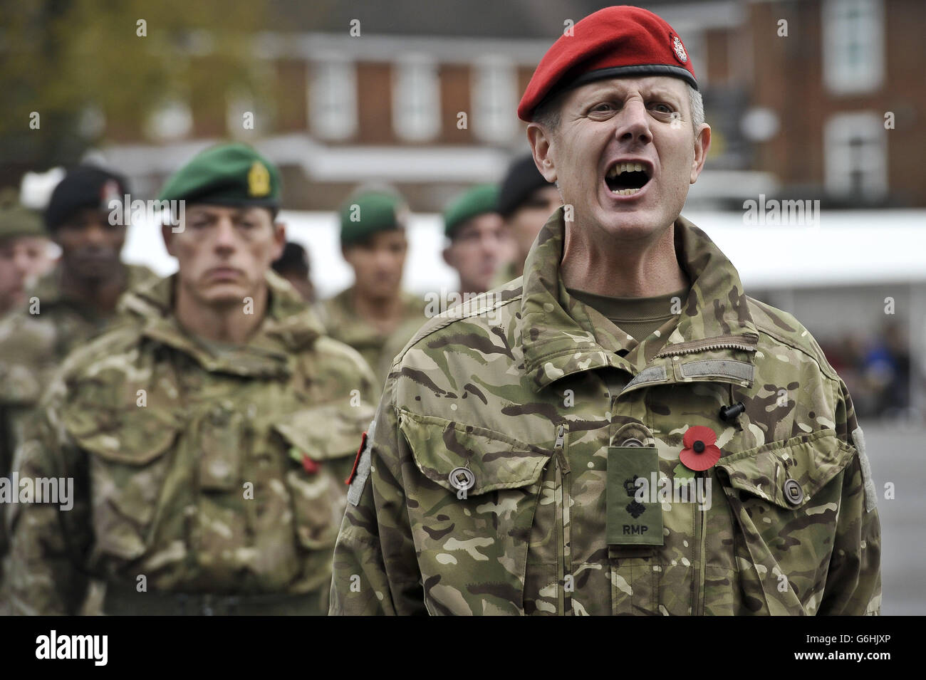 Medal parade in Wiltshire Stock Photo - Alamy