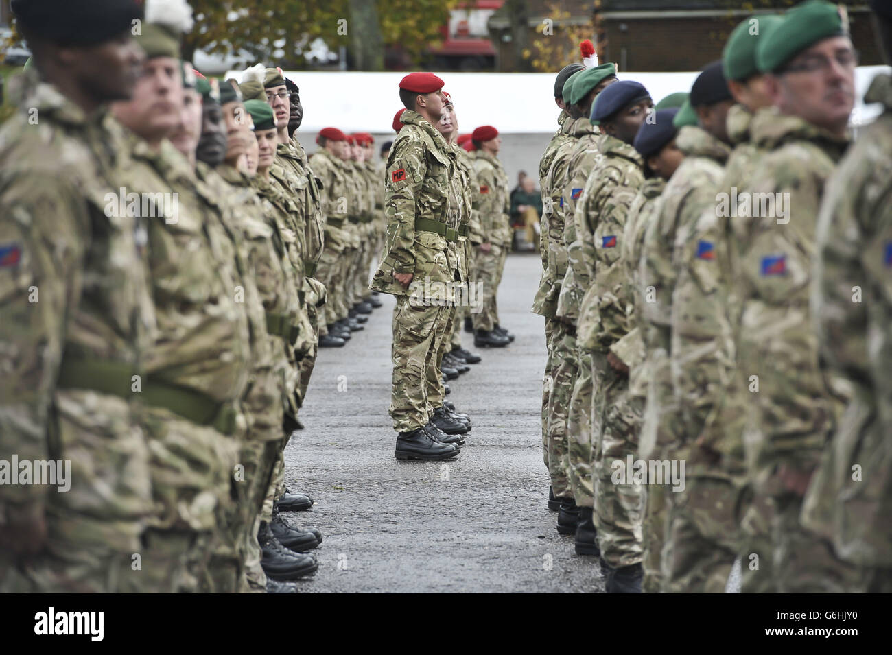 Medal parade in Wiltshire Stock Photo - Alamy