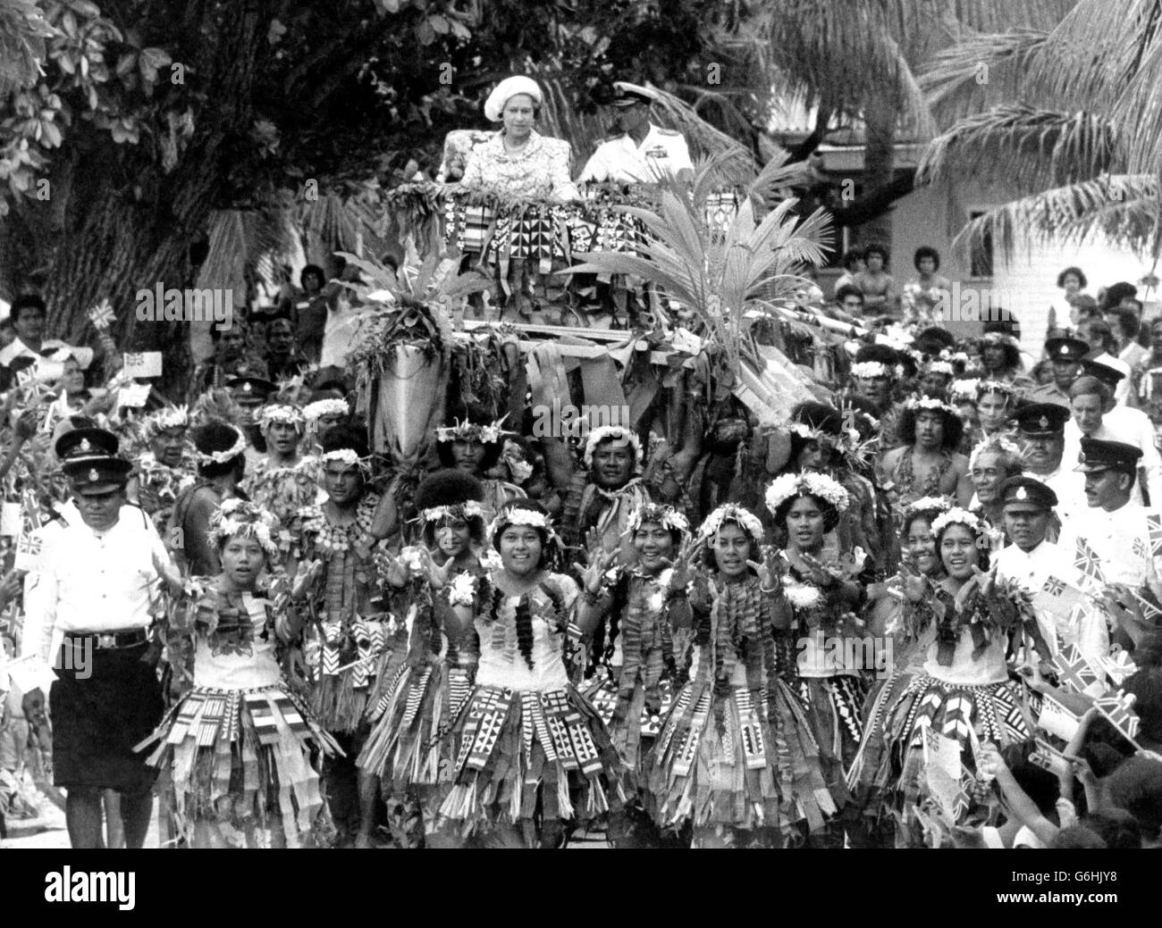 Queen elizabeth ii 1978 Black and White Stock Photos & Images - Alamy