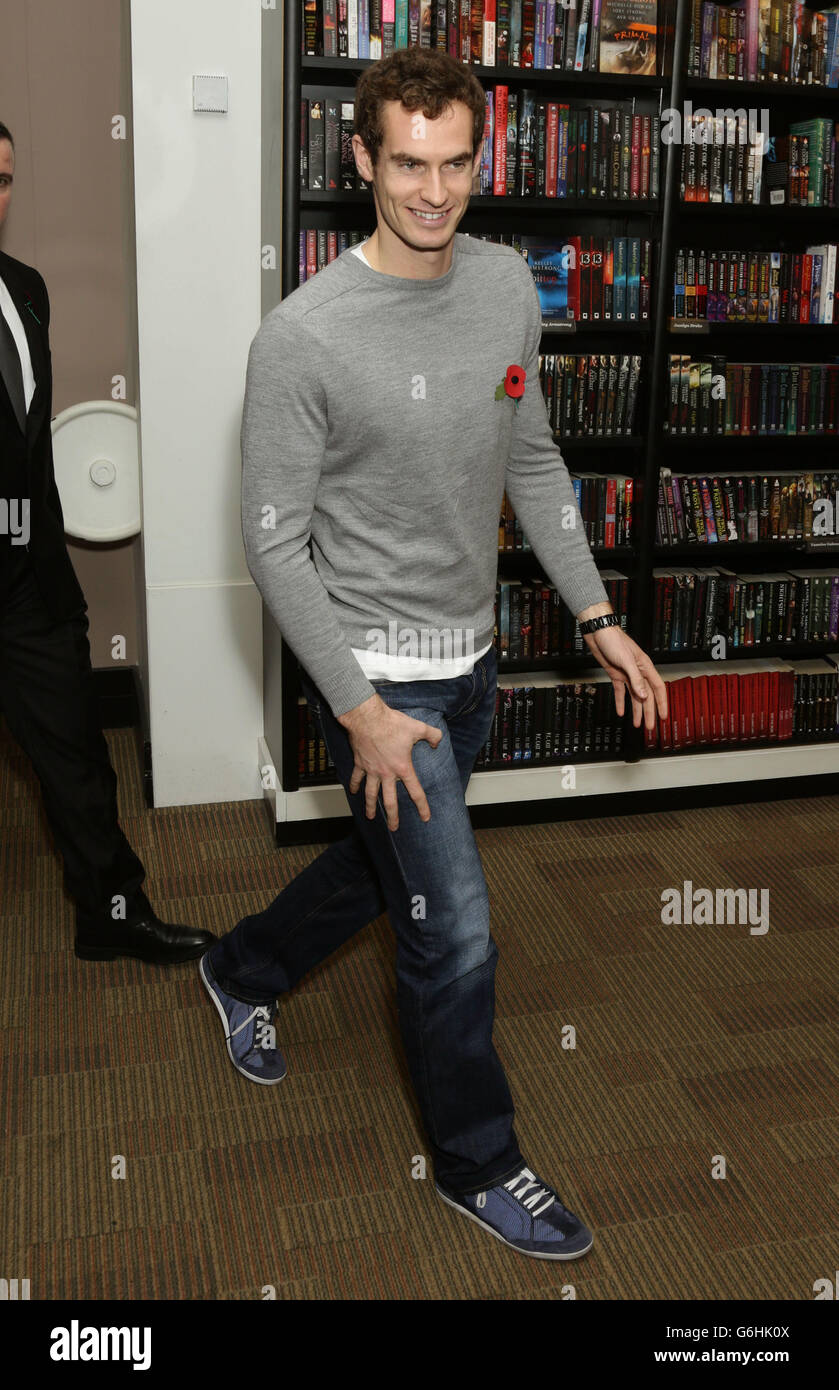 Andy Murray Book Signing - London Stock Photo - Alamy
