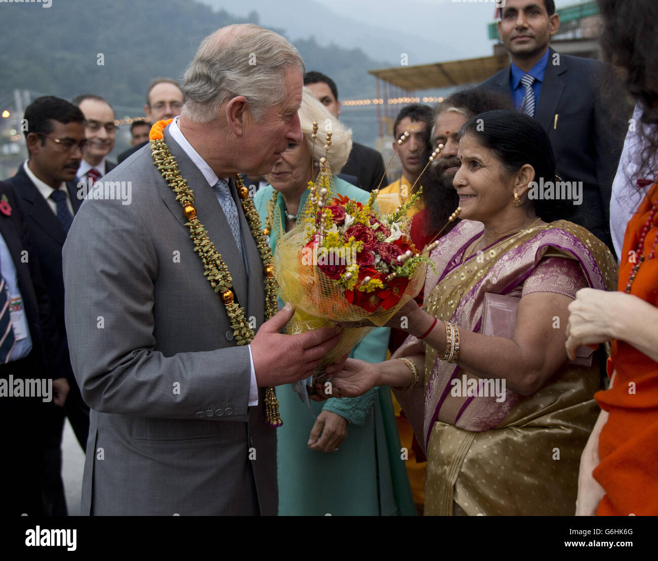 Royal visit to India - day one Stock Photo - Alamy