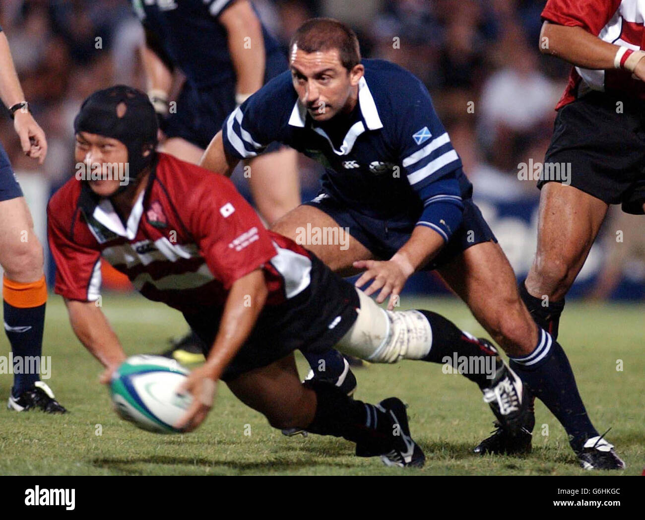 Sport rugby union action rwc 2003 hajime kiso bryan redpath hi-res ...