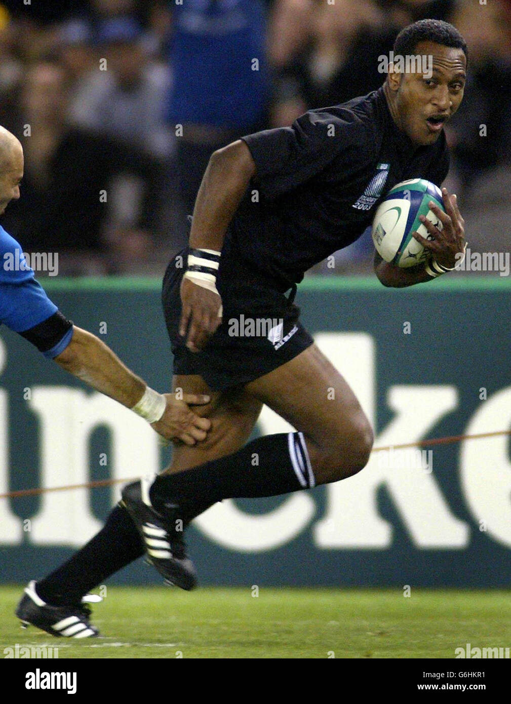 New Zealand's Joe Rokocoko during their Rugby Union World Cup pool ...