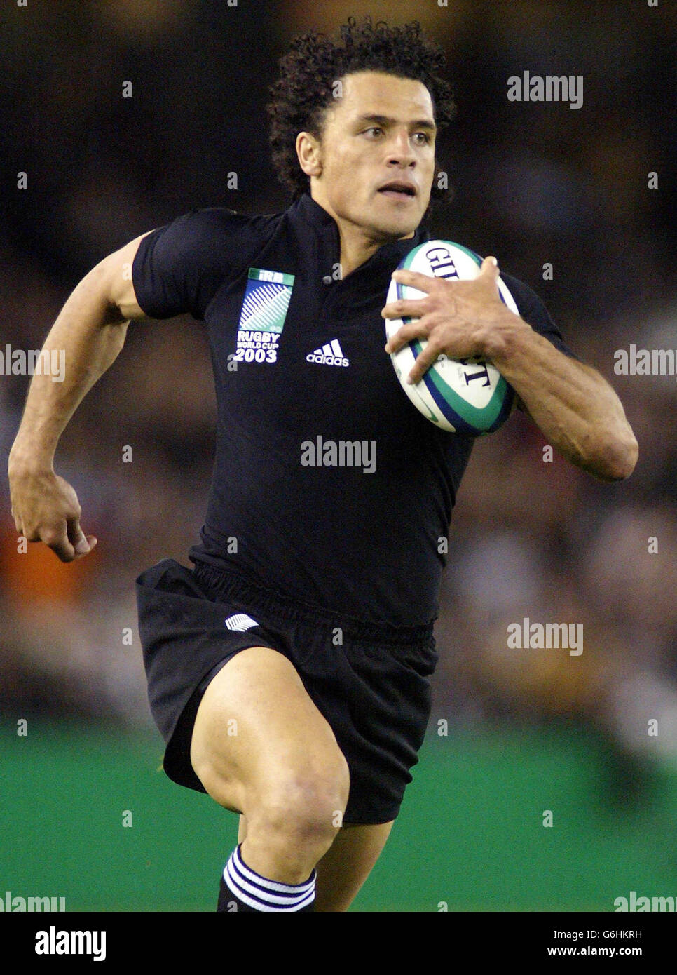 New Zealand's Doug Howlett during their Rugby Union World Cup pool ...