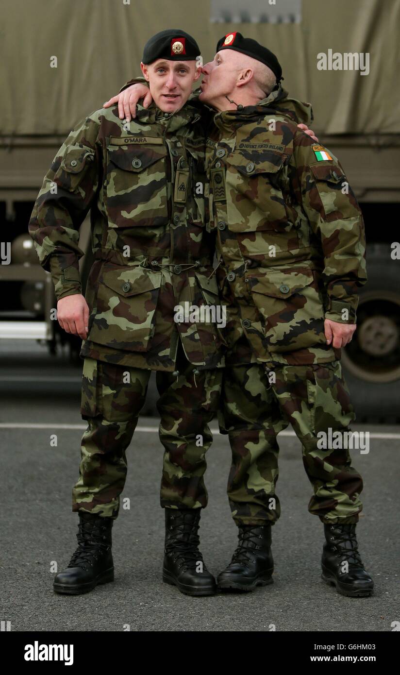 Lebanon bound 42nd Infantry Group Stock Photo - Alamy