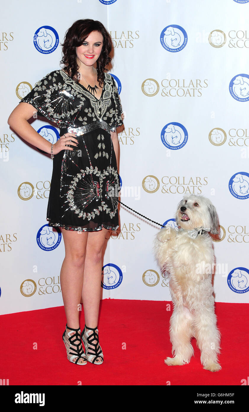 Ashleigh and Pudsey attending Battersea Dogs and Cats Home's Collars ...