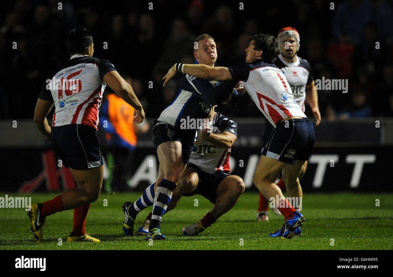 Rugby League - World Cup 2013 - Group C/D - Scotland v USA - Salford ...