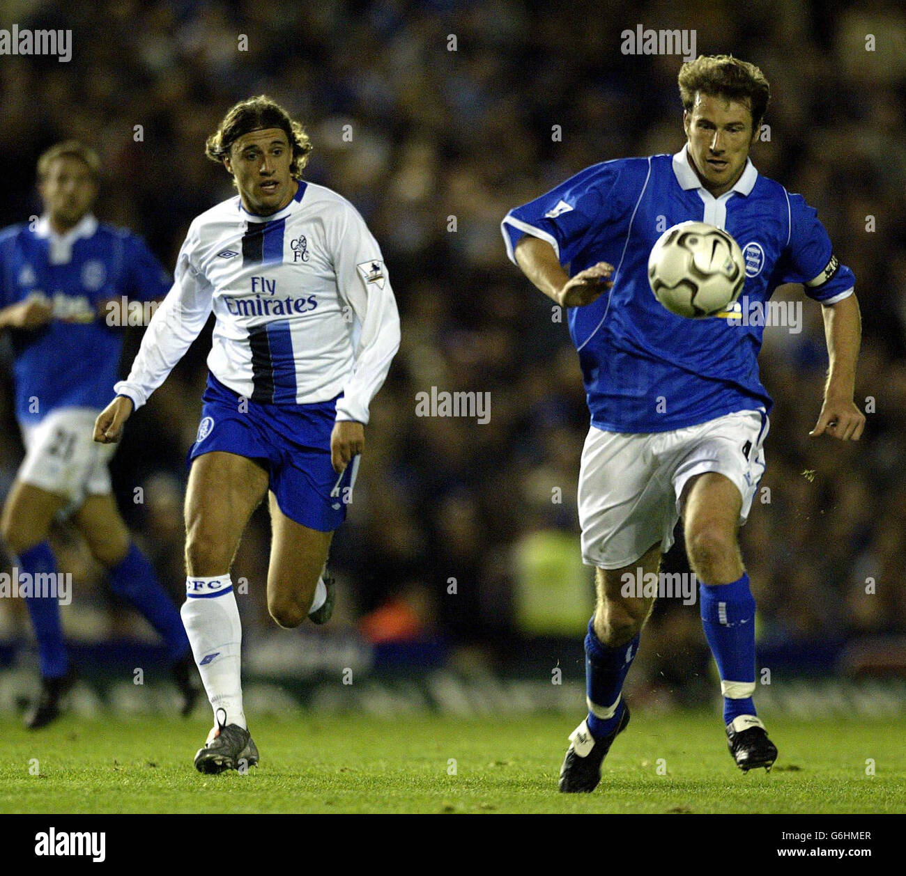 Birmingham City defender Kenny Cunningham shields ball away from the ...