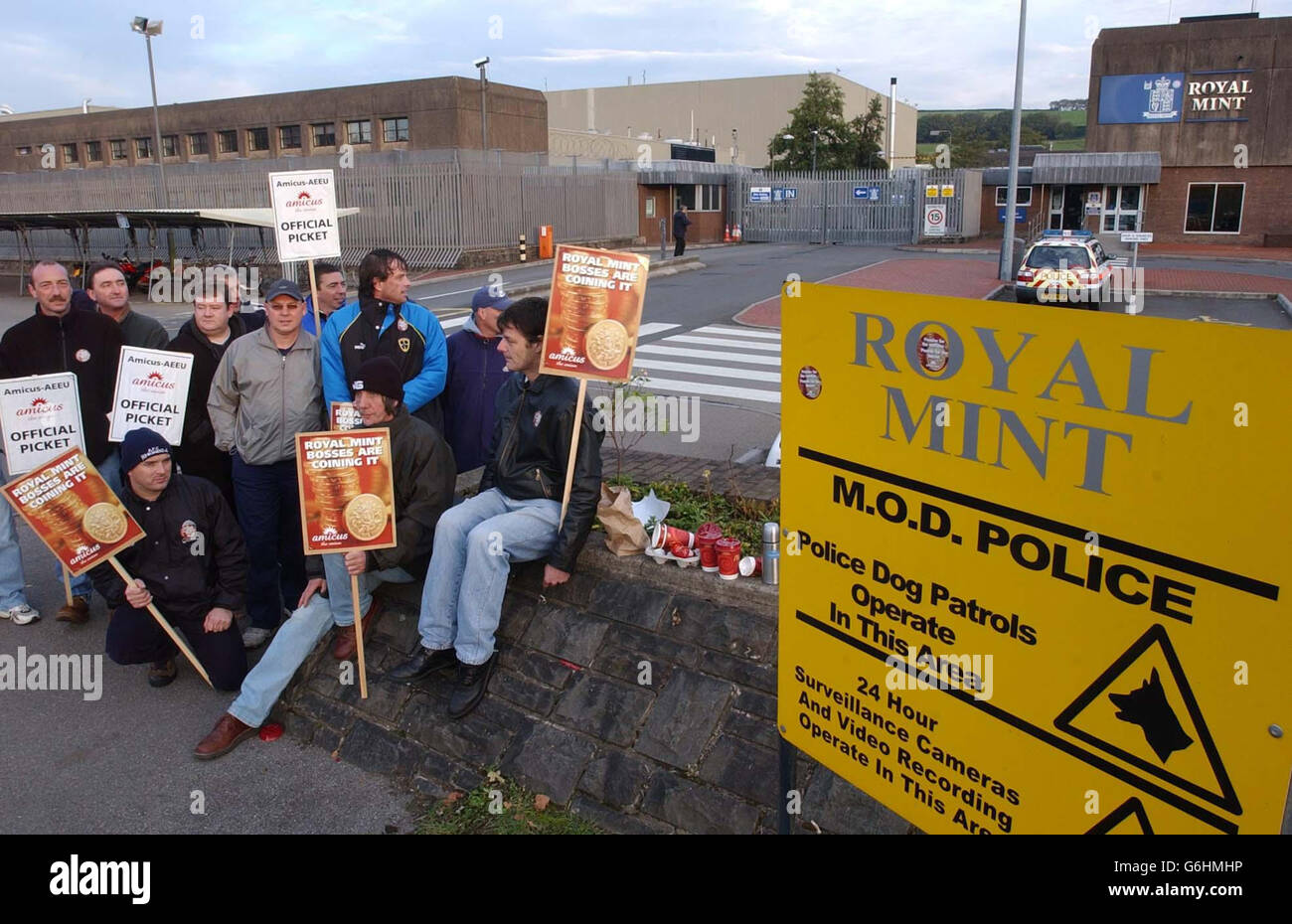 Royal Mint - pay strike Stock Photo - Alamy