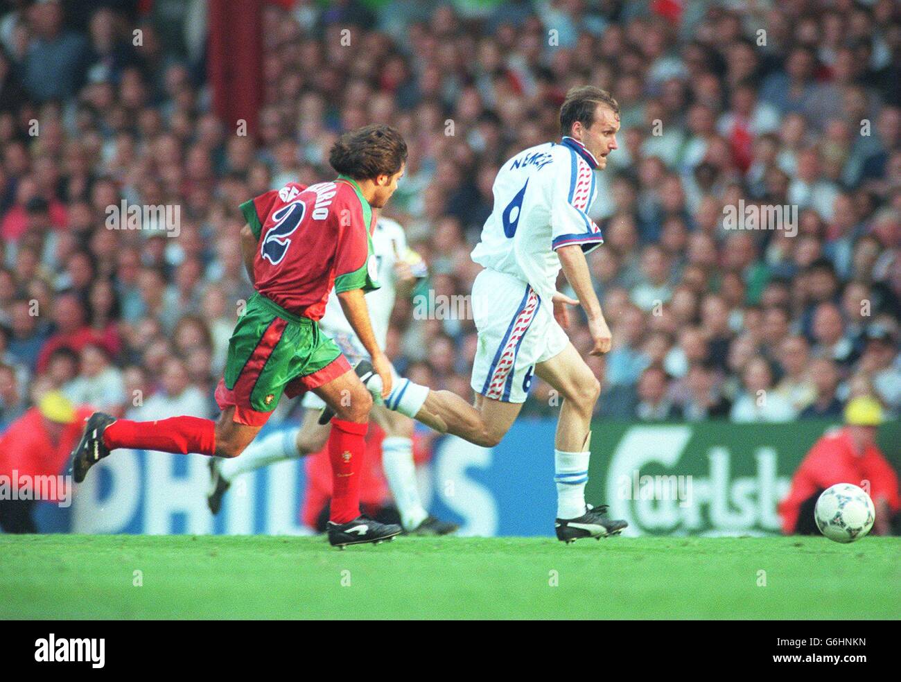 Soccer - Euro 96 - Quarter final - Czech Republic v Portugal - Old ...