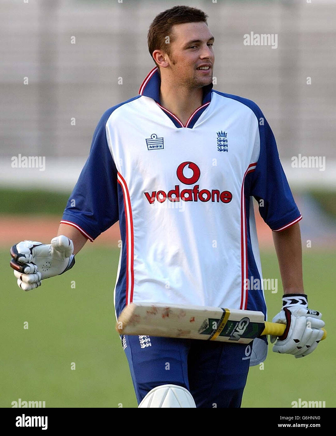 Steve Harmison England practice Stock Photo - Alamy