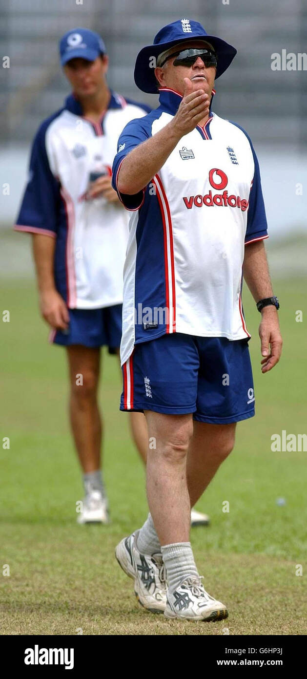 Cricket England Training Stock Photo - Alamy