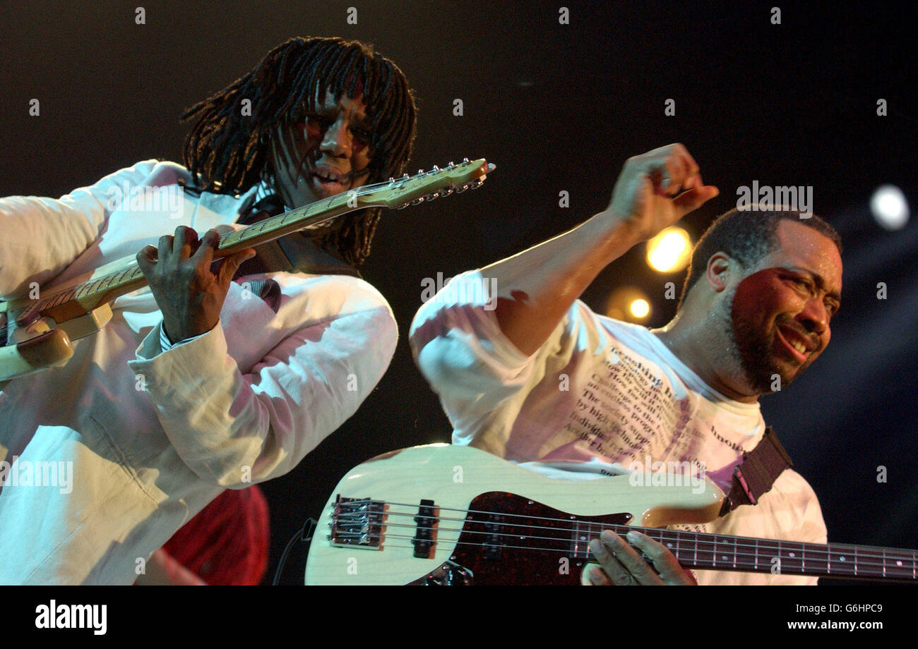 Chic performing live on stage as part of the "Best Disco In Town Live ...