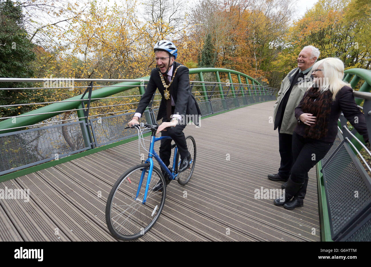 John Luke Bridge Stock Photo - Alamy