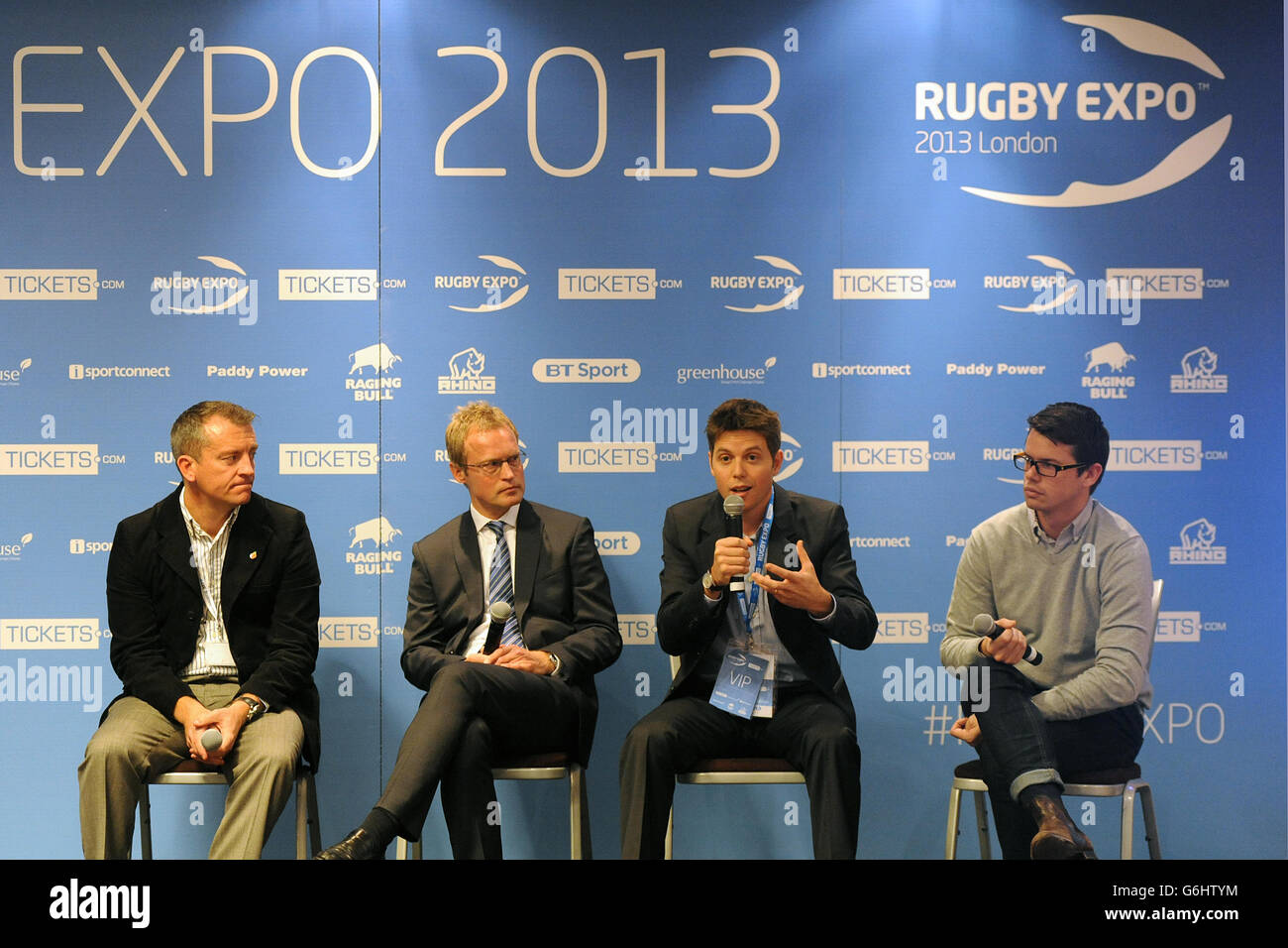 (L-R) Stuart Armstrong, RFU, Nic Fletcher, RFU , Tomos Grace, YouTube ...