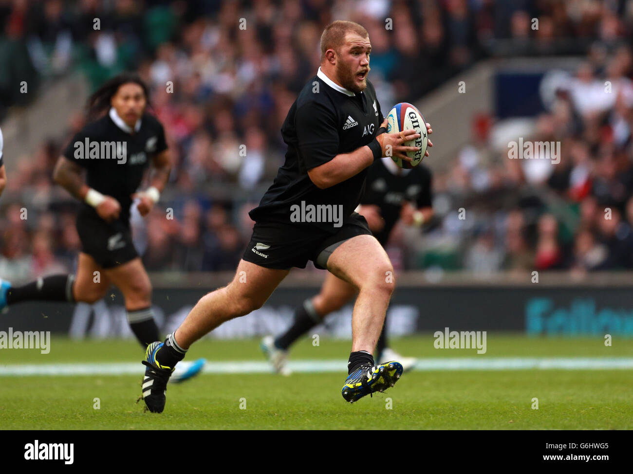 New zealands owen franks qbe international twickenham stadium hi-res ...