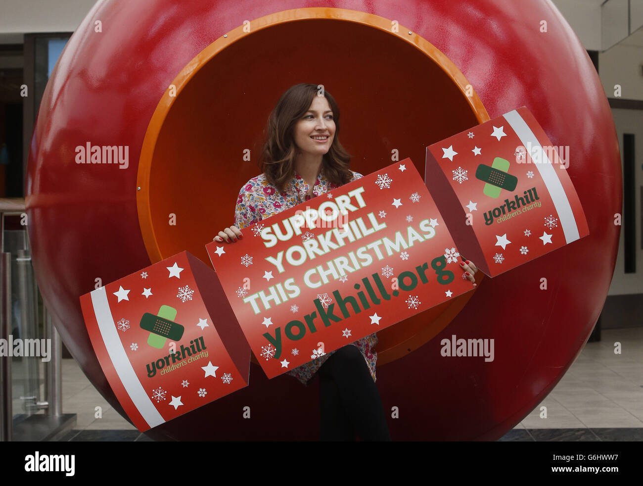 Charity Christmas campaign Stock Photo - Alamy