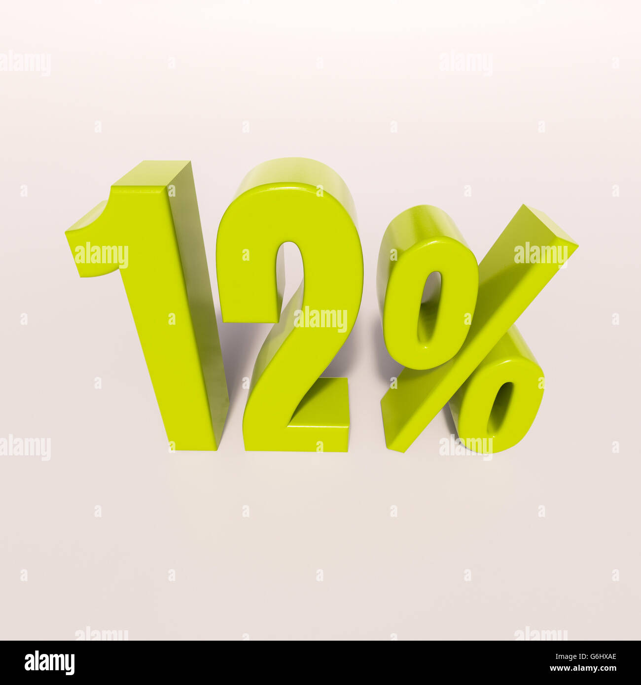 12 percent on white background hi-res stock photography and images - Alamy