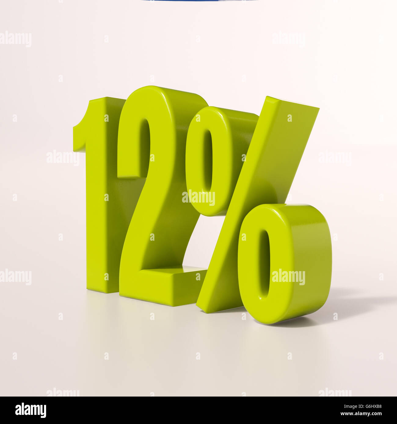 12 percent on white background hi-res stock photography and images - Alamy