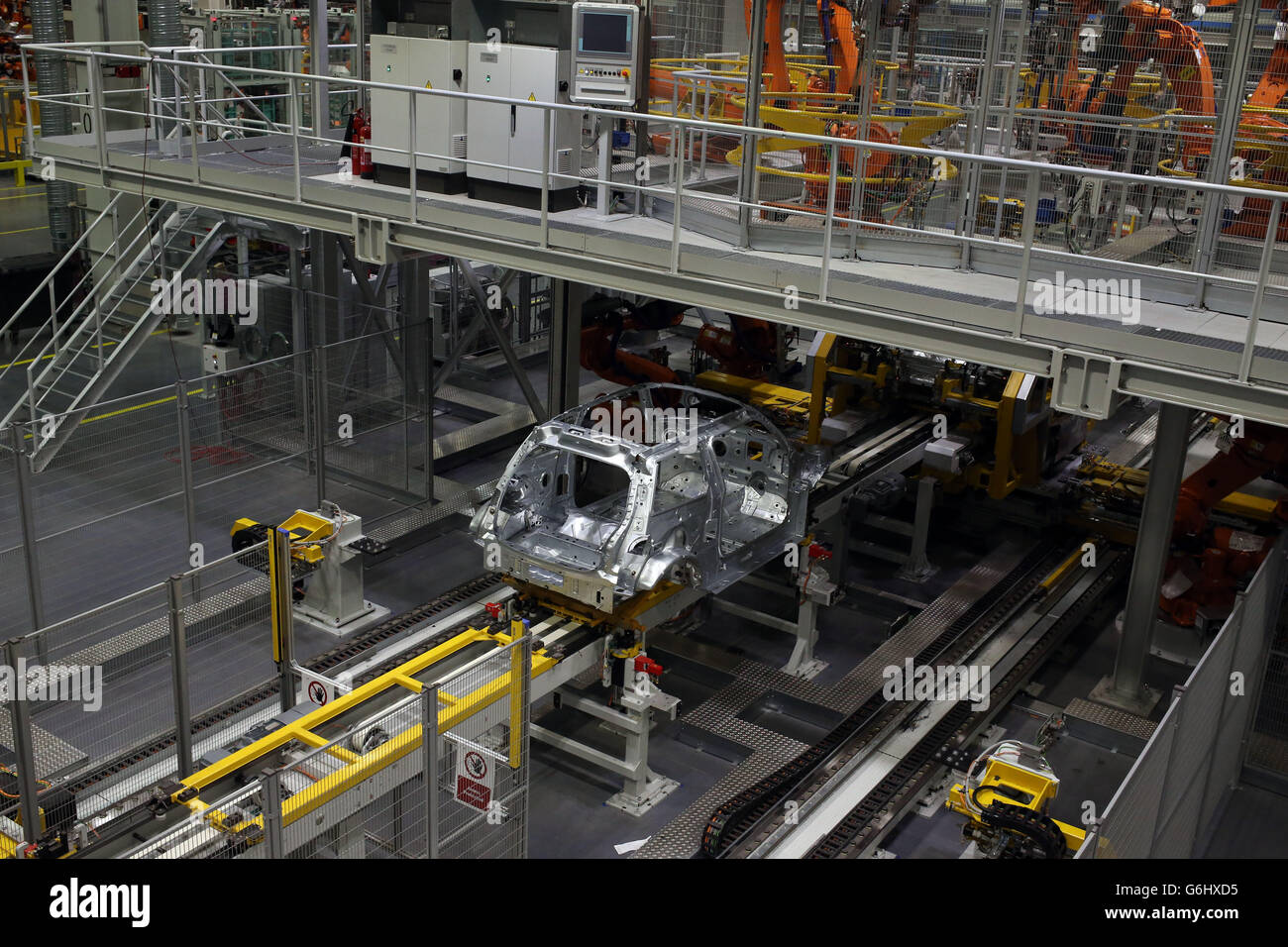 BMW Mini production line Stock Photo - Alamy