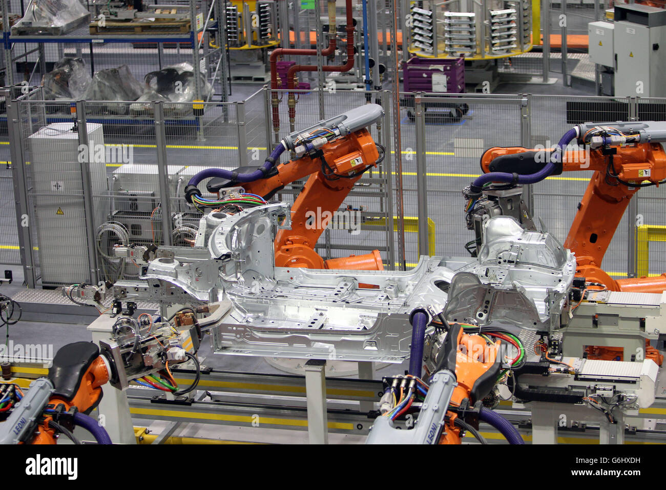 BMW Mini production line Stock Photo - Alamy