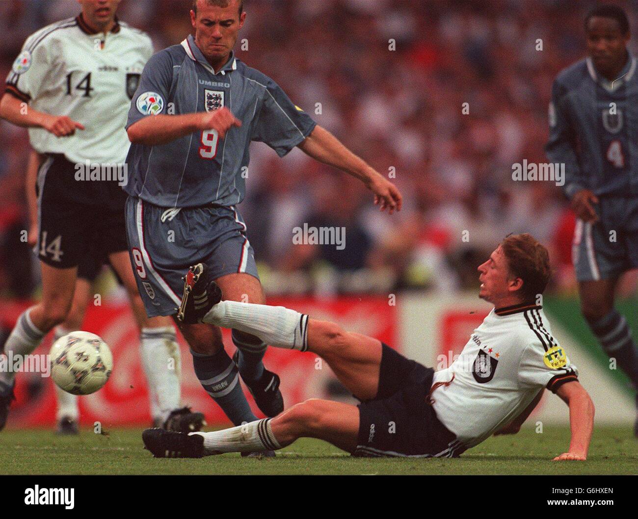 Euro 96 england v germany hi-res stock photography and images - Alamy
