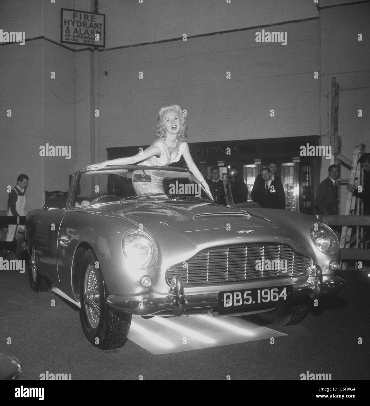 Model barbara roscoe with the high performance convertible hi-res stock ...