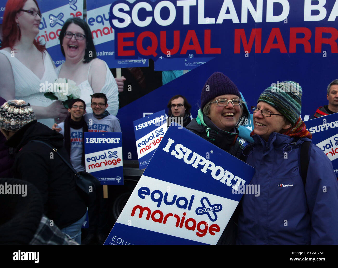 The Equality Network rally - Edinburgh Stock Photo - Alamy