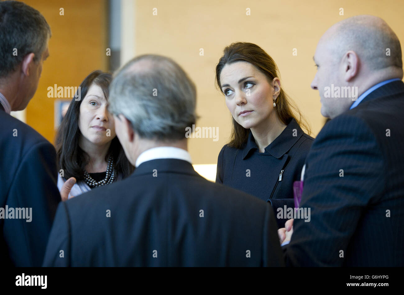 The Duchess of Cambridge at the offices of Clifford Chance in Canary ...