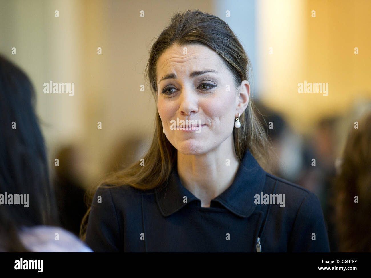 Princess catherine kate middleton headshot head shot hi-res stock ...