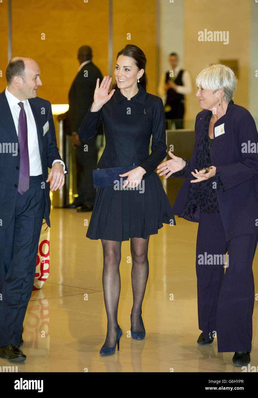 The Duchess of Cambridge at the offices of Clifford Chance in Canary ...