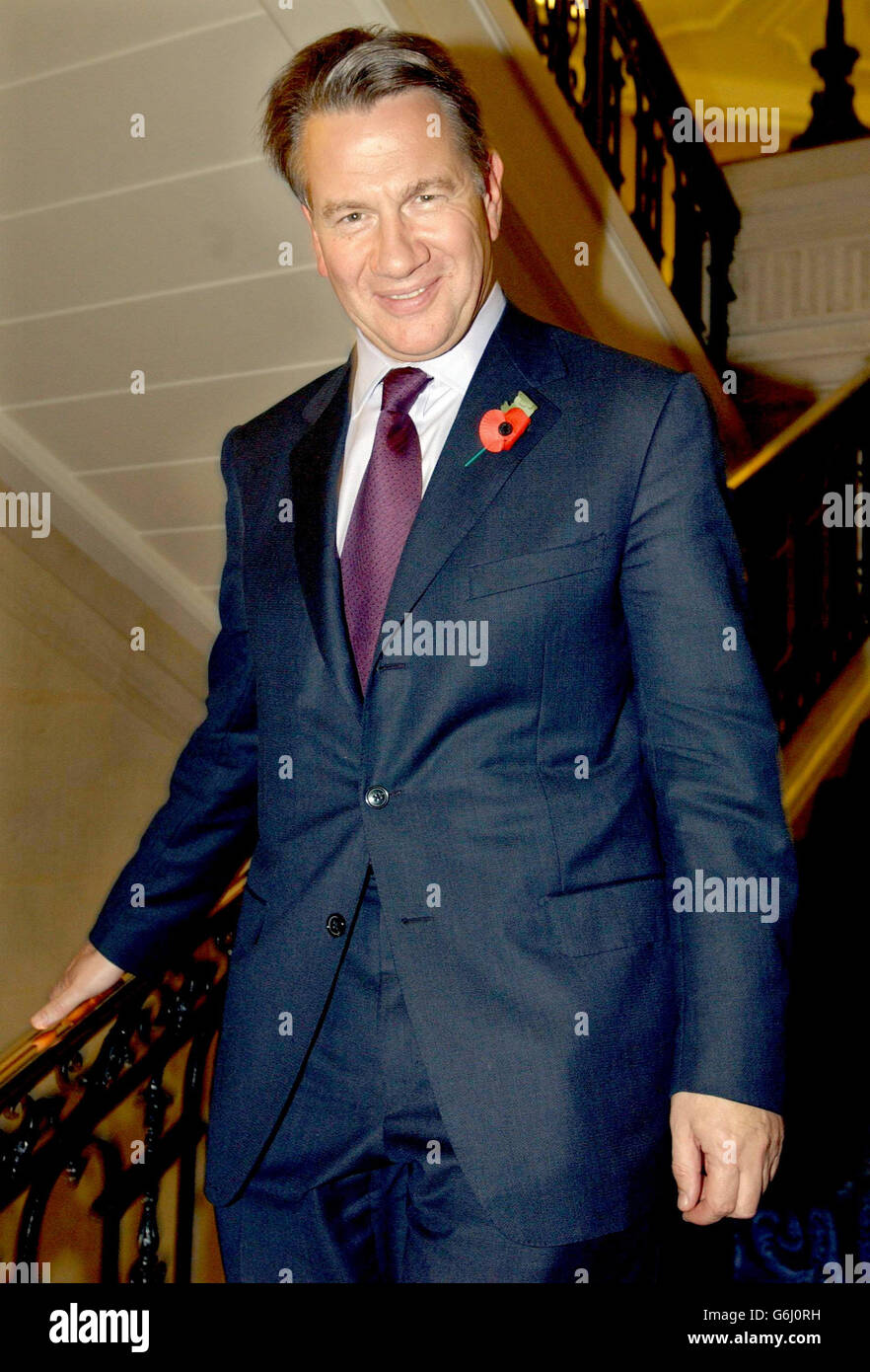 Conservative MP Michael Portillo outside television studios in central ...