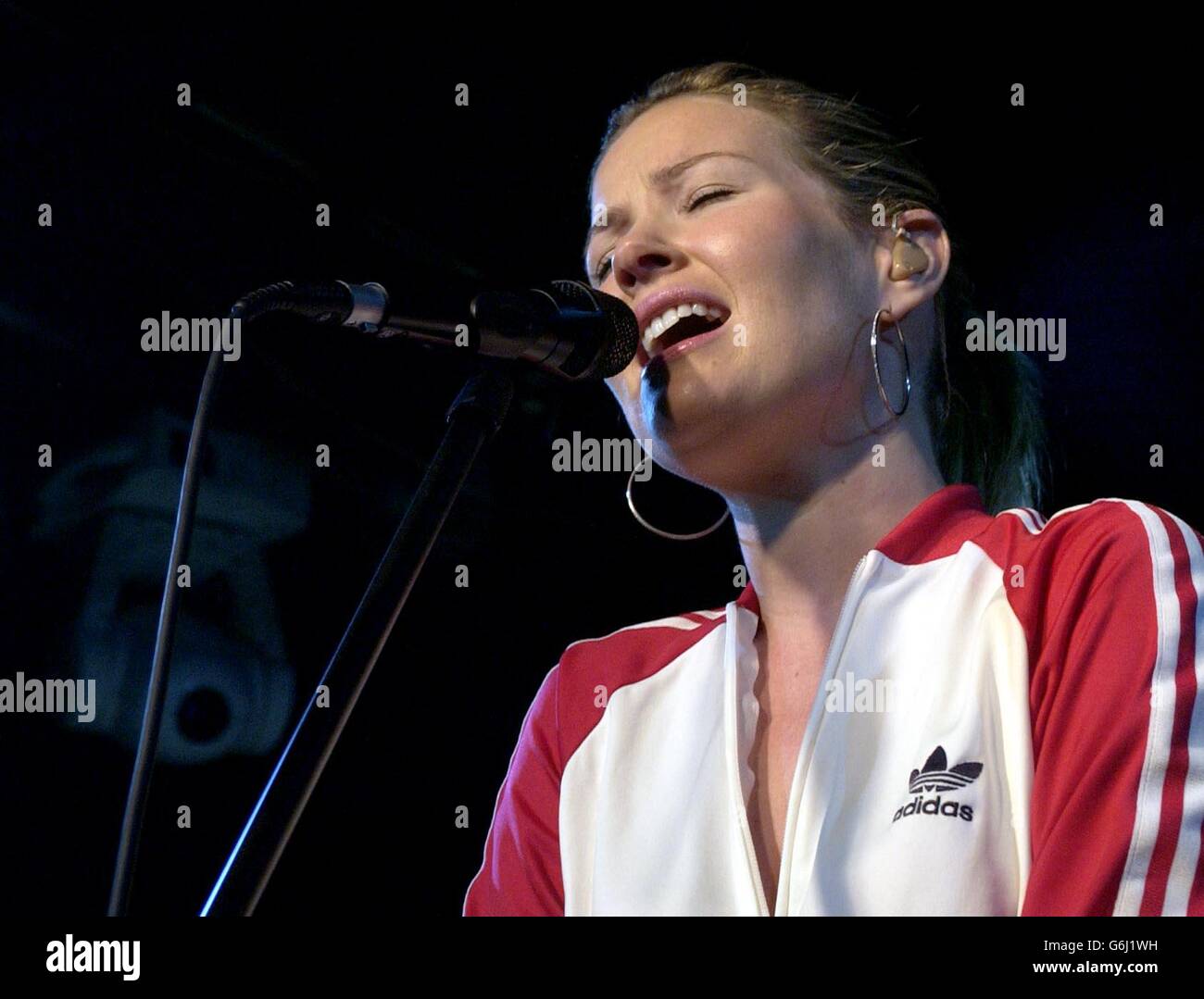 Singer Dido performing a special acoustic session during the global ...