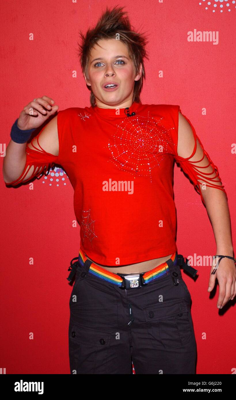 The winner of the bbc fame academy 2003 alex parks hi-res stock ...