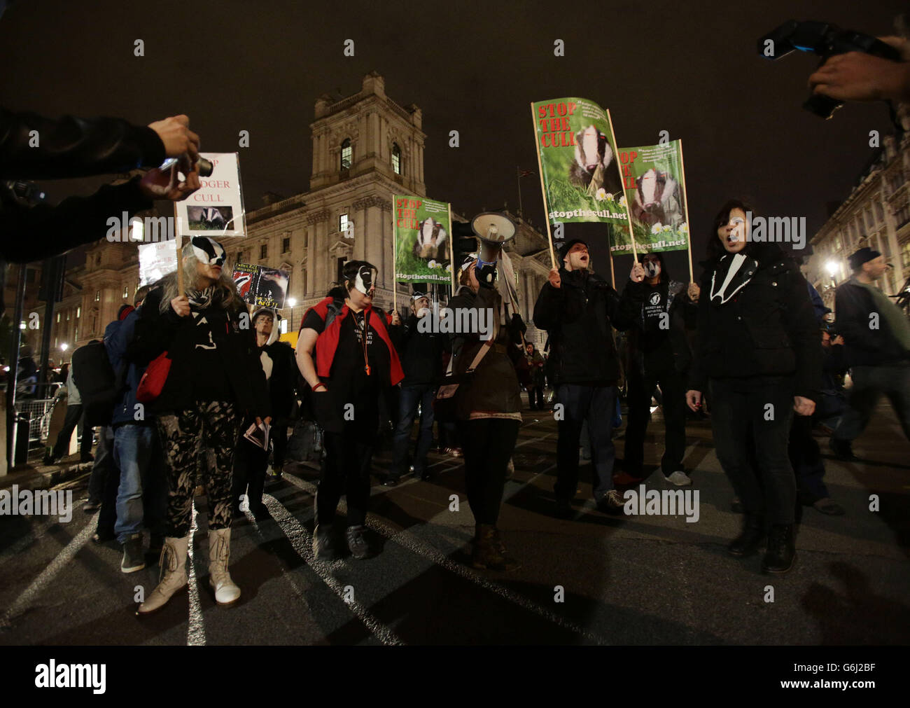 Bonfire of Austerity protest Stock Photo - Alamy
