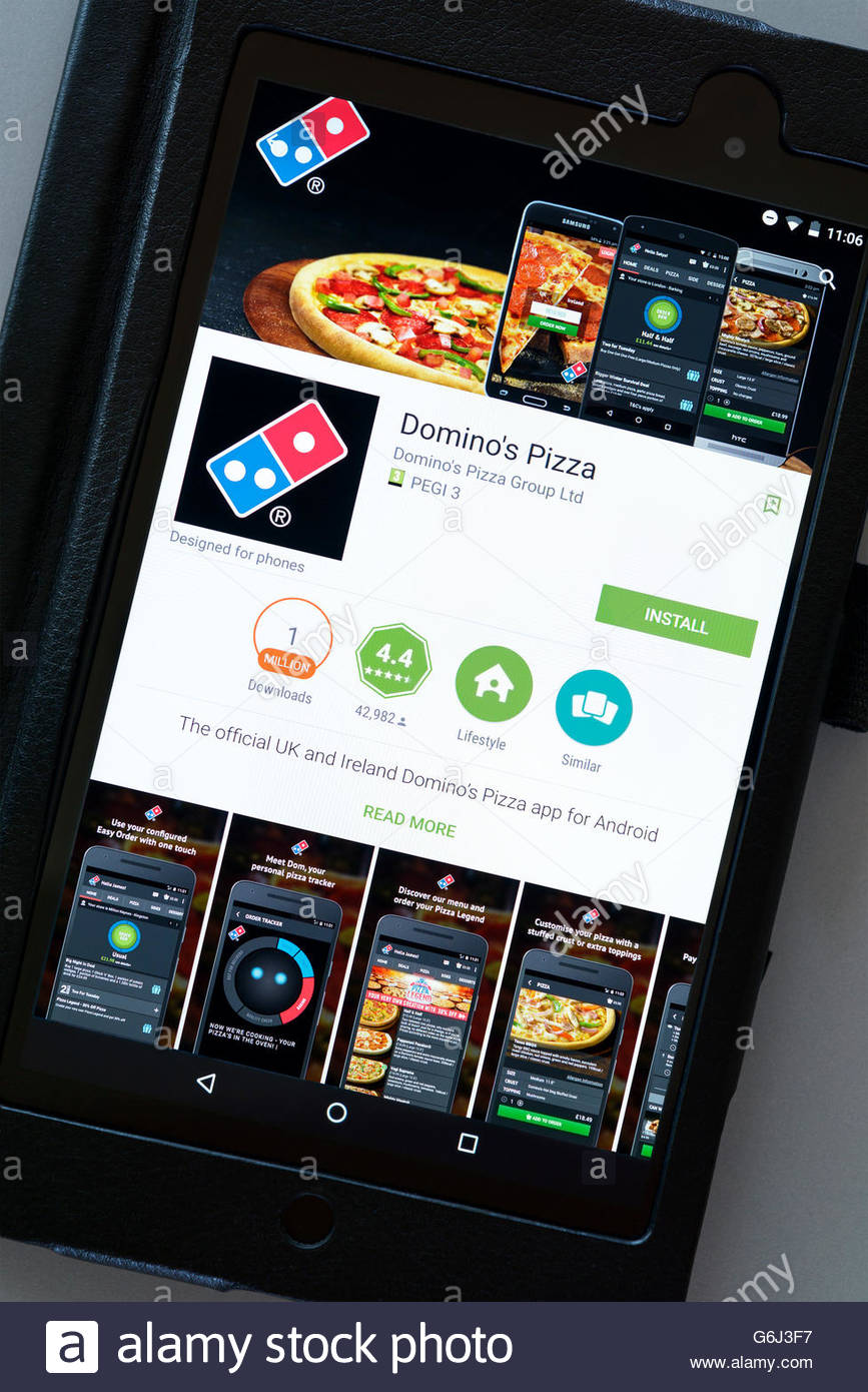Dominos Pizza App High Resolution Stock Photography and Images - Alamy